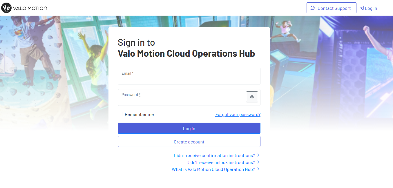 Navigating The Operations Hub – Valo Motion Support Site